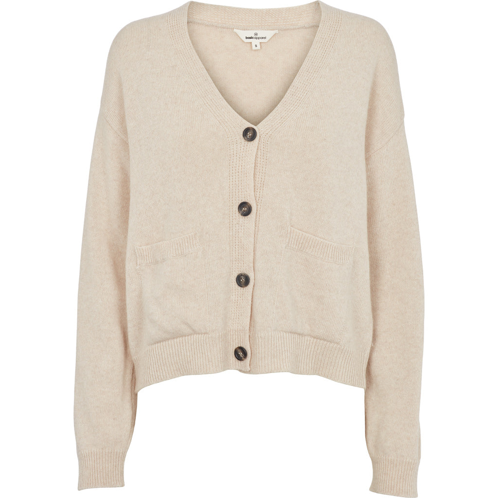 Lise Cardigan - Natural melange – Basic Apparel - International