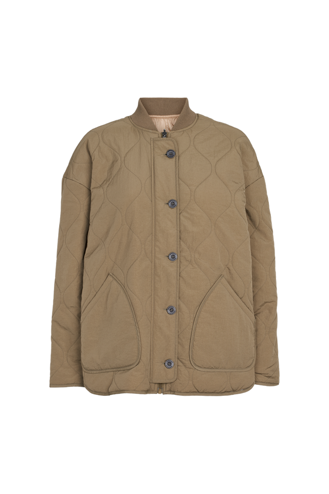 Ruby Loose Jacket - Capers Green
